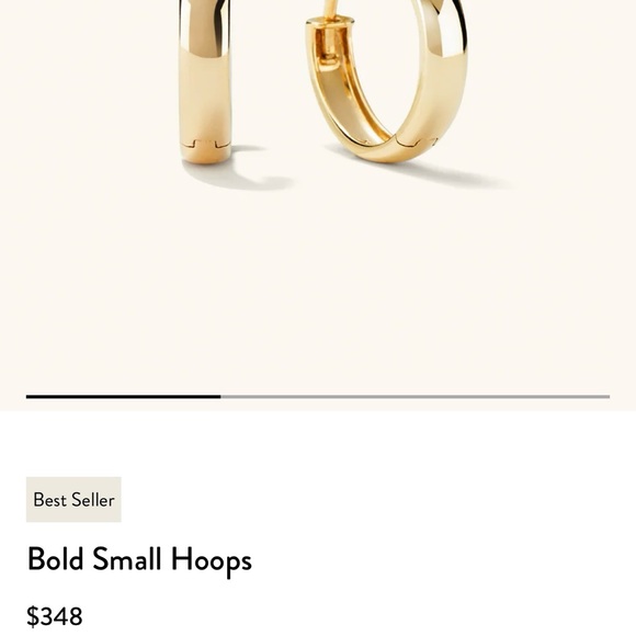 Mejuri | Jewelry | Mejuri Bold Small Hoops Solid 4k Gold | Poshmark